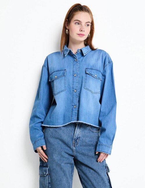 Blusa Non Stop manga larga para mujer 1