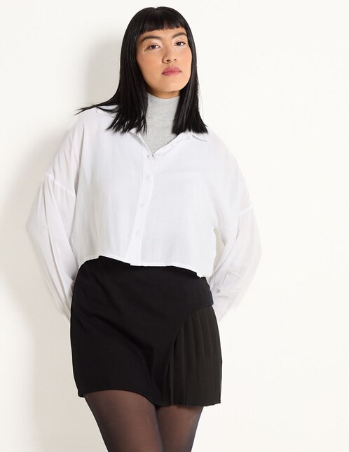 Blusa camisera Non Stop manga larga para mujer 1