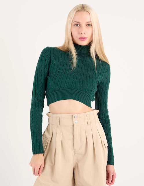 Suéter Non Stop cuello tortuga para mujer 1