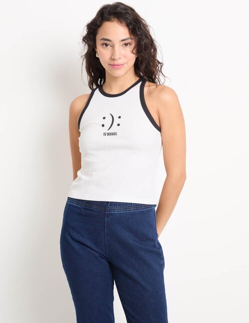 Blusa Non Stop sin manga para mujer 1