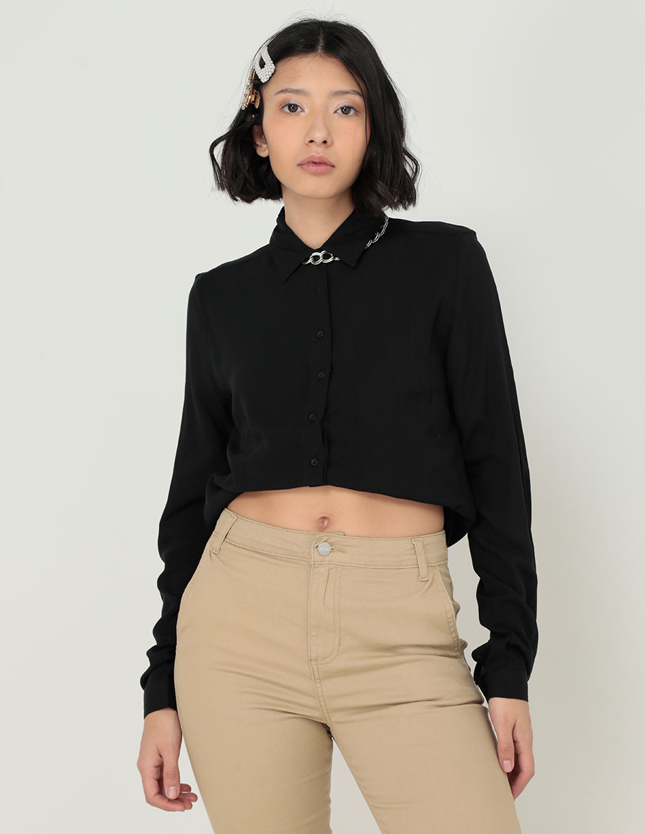 Blusa Non Stop manga larga para mujer
