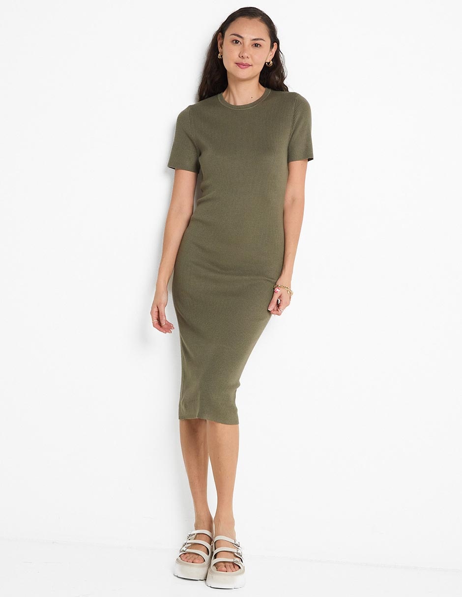 Vestido midi casual Non Stop para mujer
